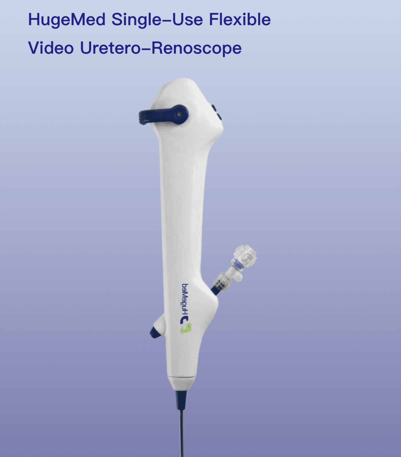Ureteroscopio desechable 7.5fr canal de 3.6Fr HugeMed - Portal Óptico